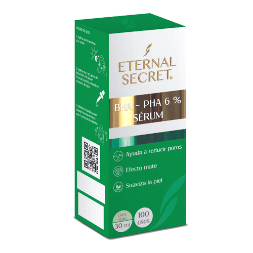Suero facial BHA-PHA 6 % - eternalsecret
